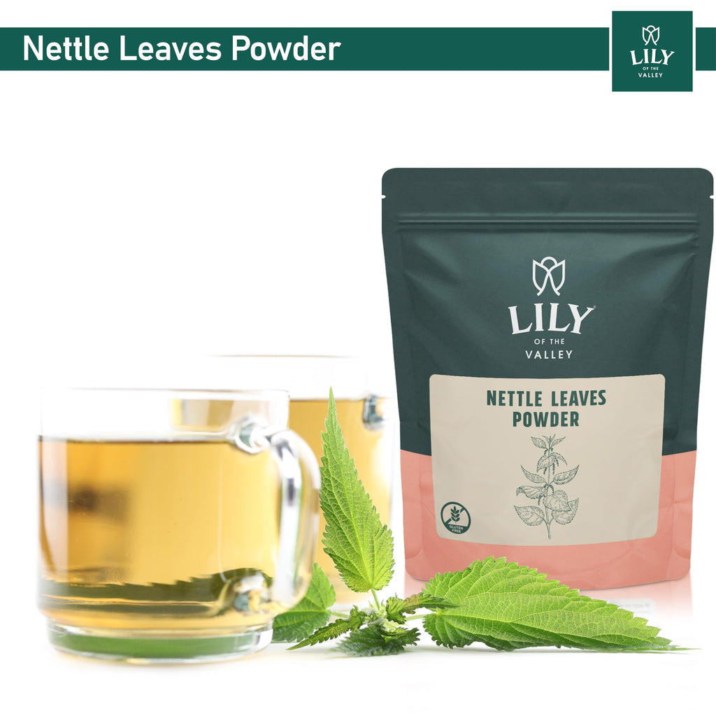 nutrient-rich nettle leaf powder