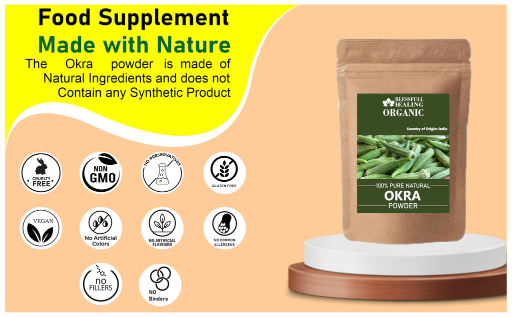 nutrient-rich okra powder for wellness