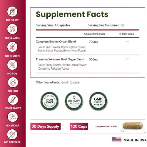 nutrient-rich organ supplement