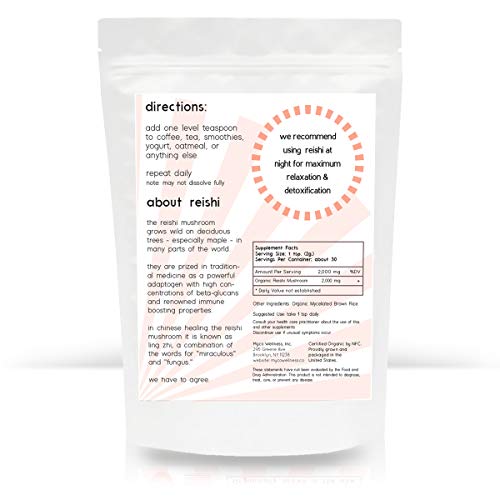 Nutrient-rich organic mushroom powder