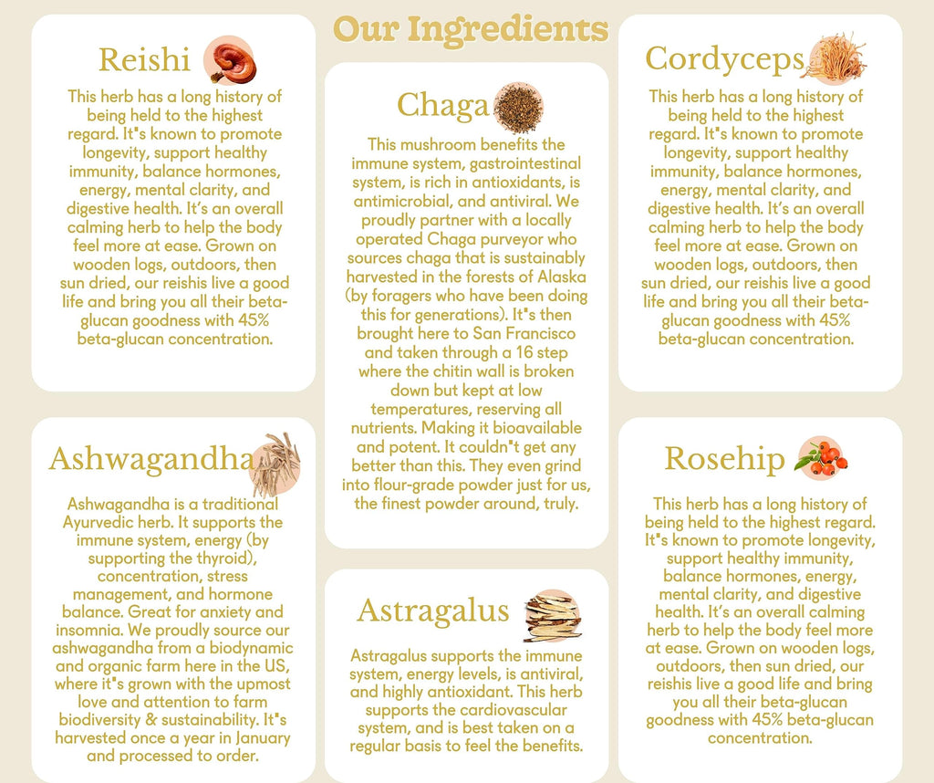nutrient-rich organic mushroom supplement