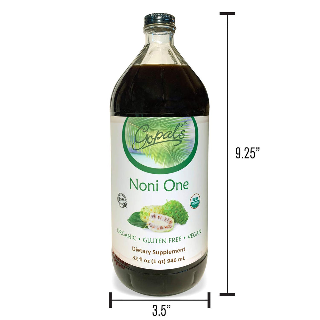 Nutrient-rich organic noni juice