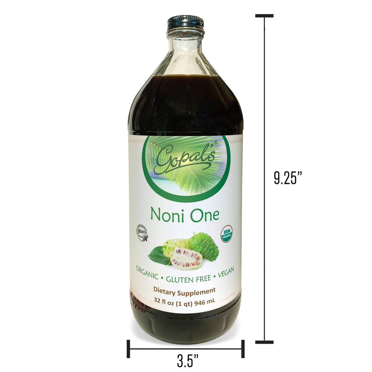 Nutrient-rich organic noni juice