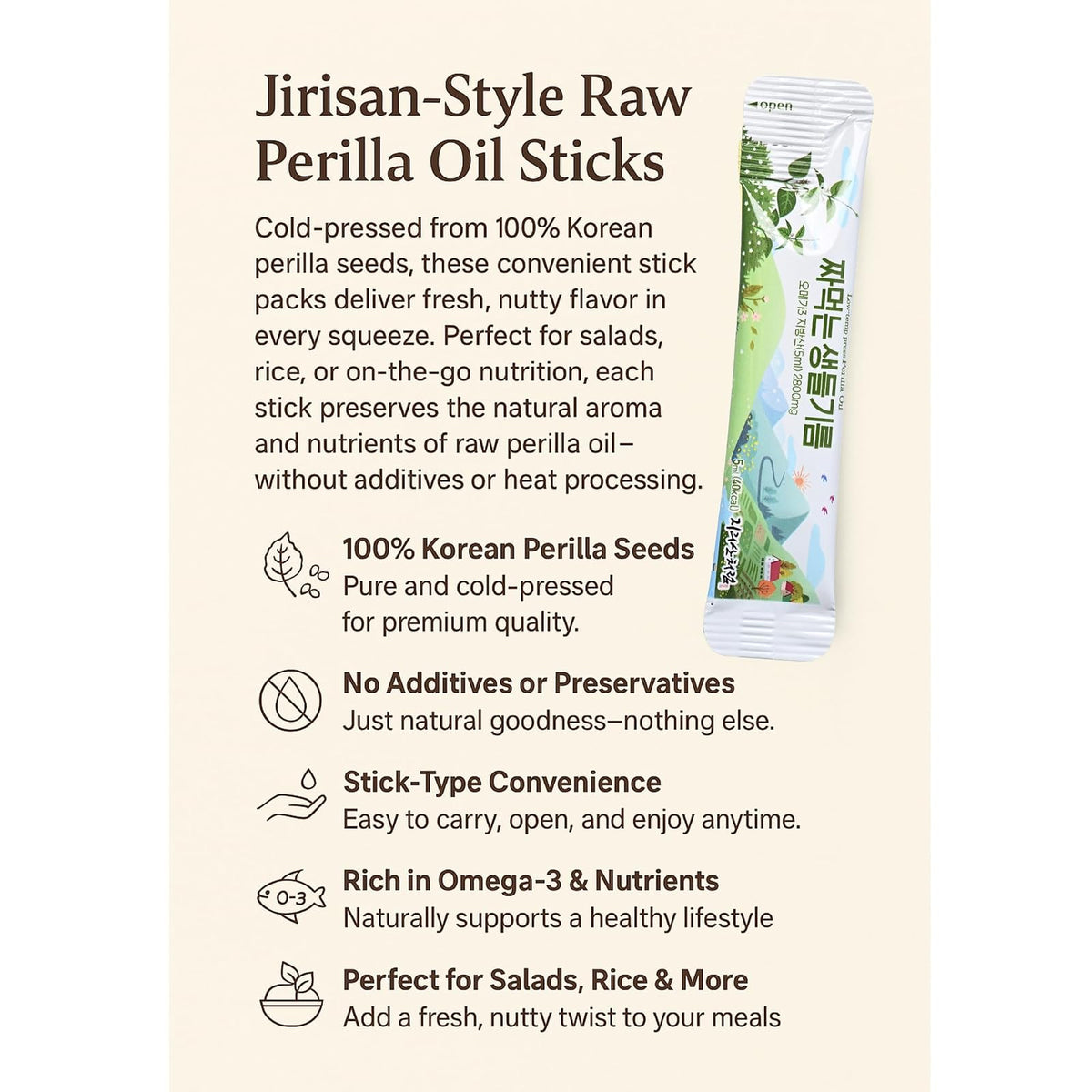 nutrient-rich perilla seed oil