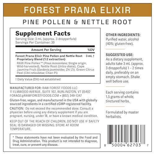 nutrient-rich pine pollen extract