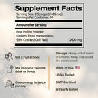 nutrient-rich Pine Pollen powder