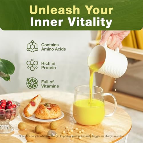 nutrient-rich pine pollen supplement