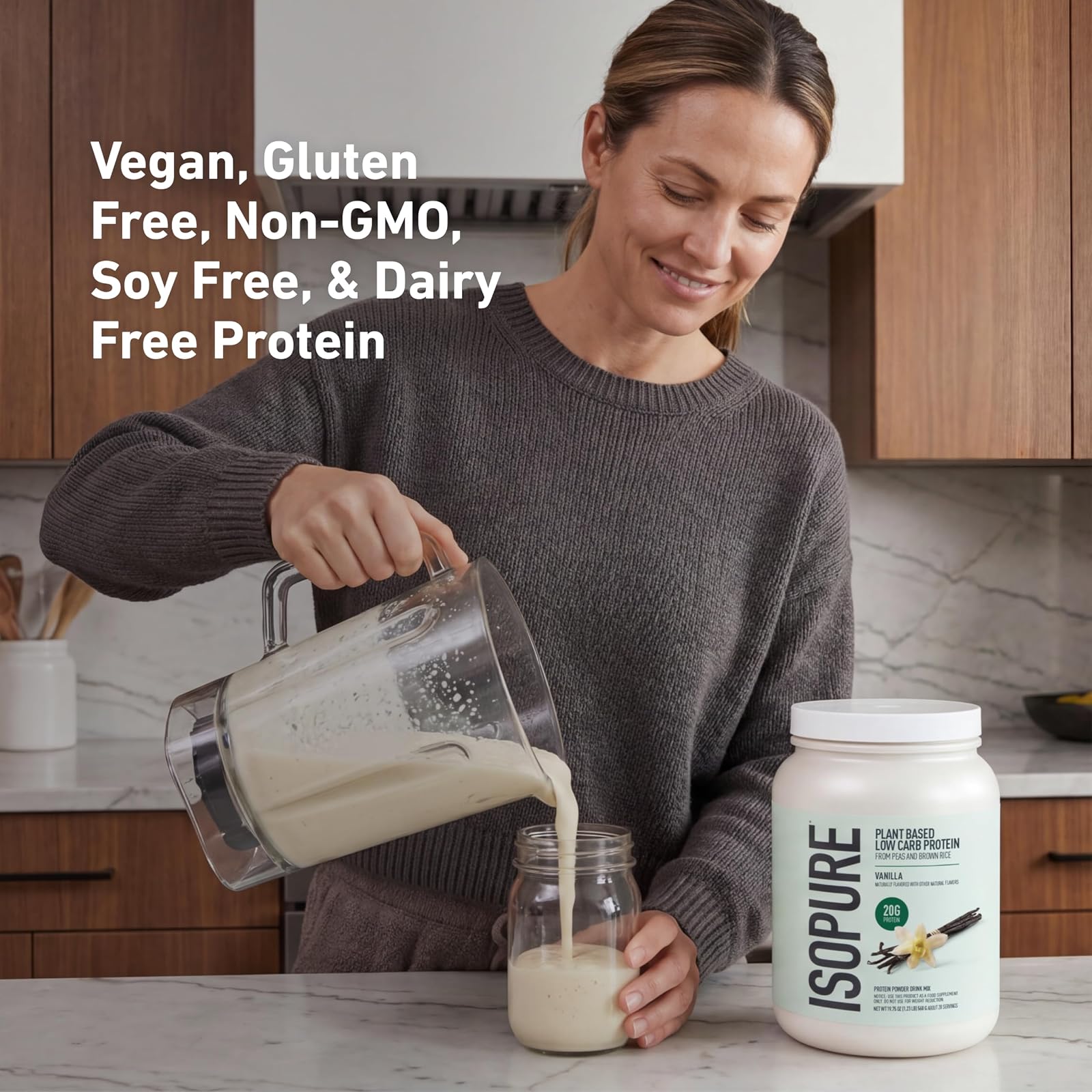 nutrient-rich plant protein blend