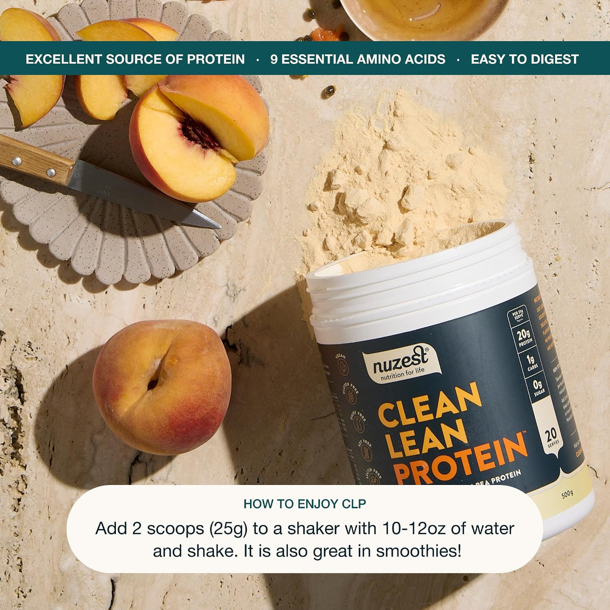 nutrient-rich plant protein supplement