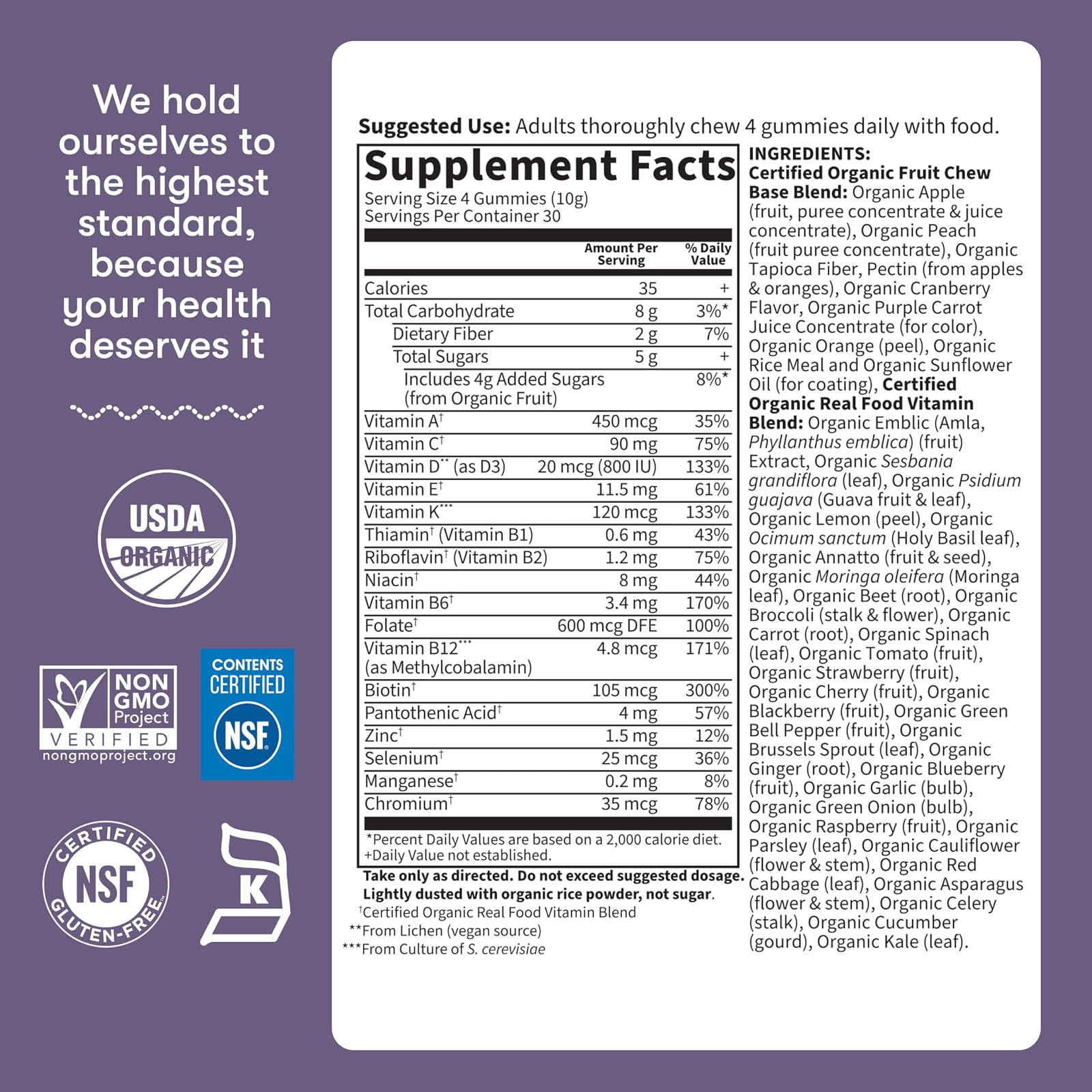 nutrient-rich prenatal vitamin gummies