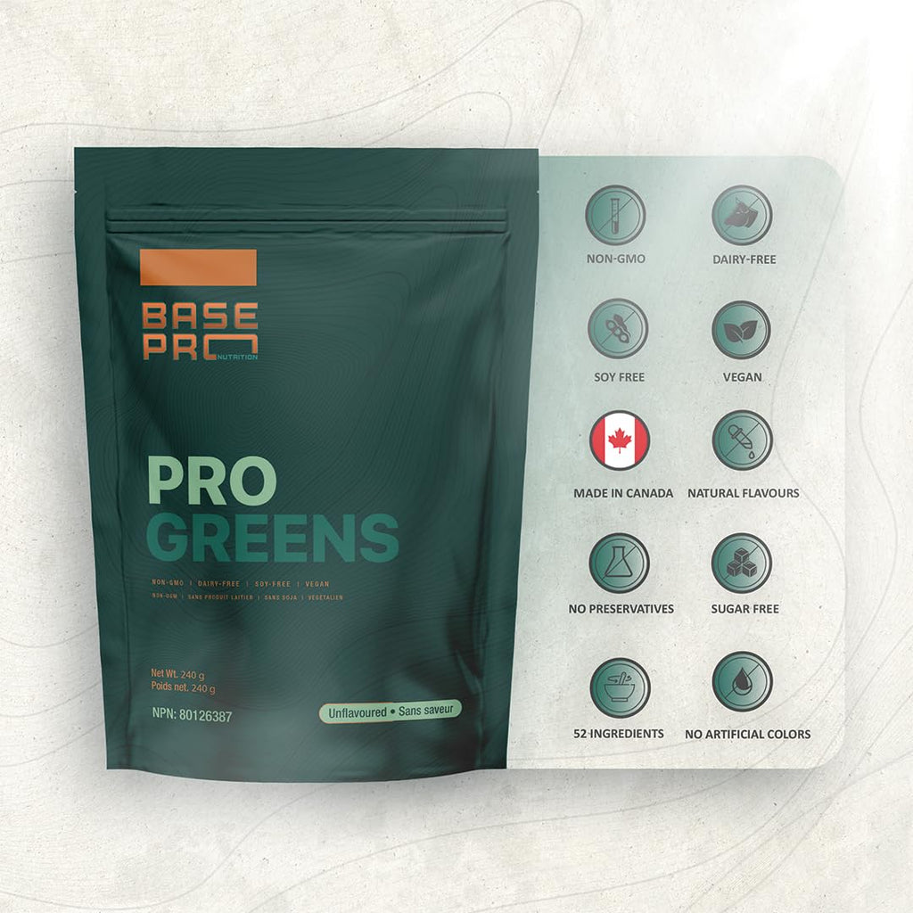 nutrient-rich Pro Greens supplement