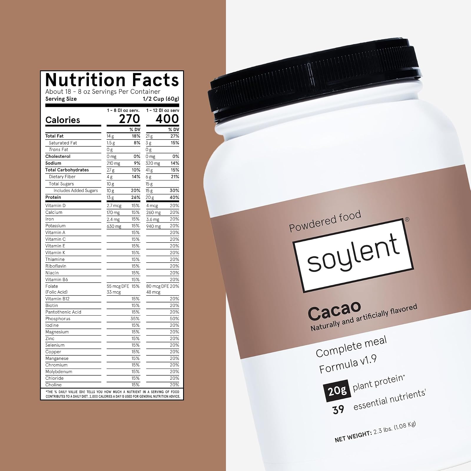 Nutrient-rich protein powder for balanced diet