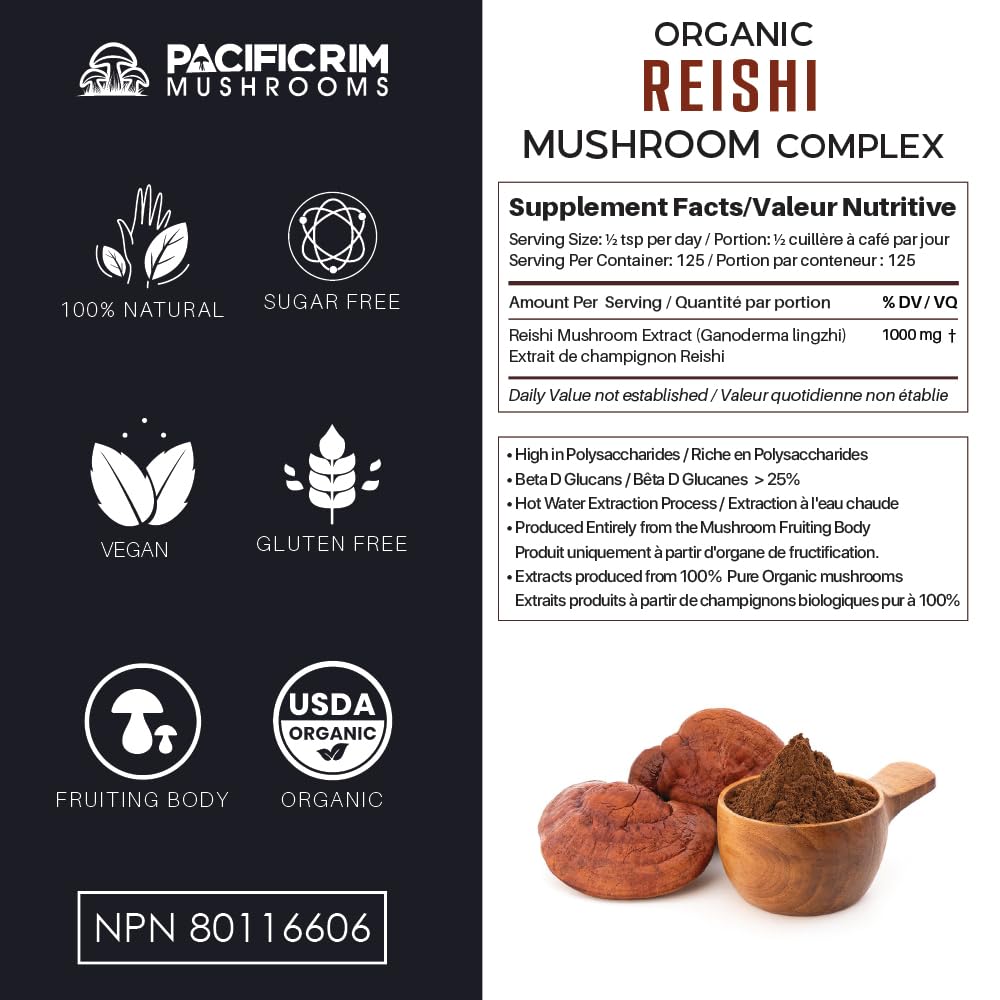 nutrient-rich reishi mushroom supplement