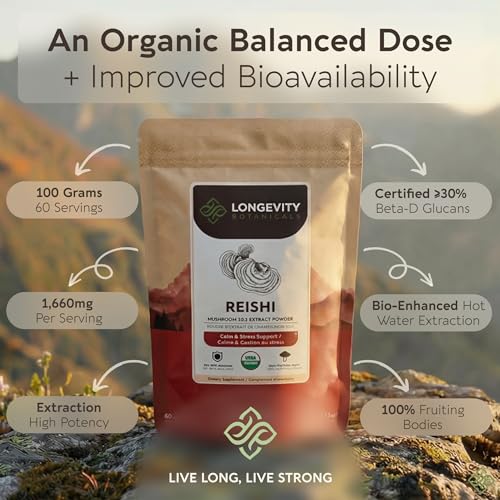 nutrient-rich reishi powder supplement