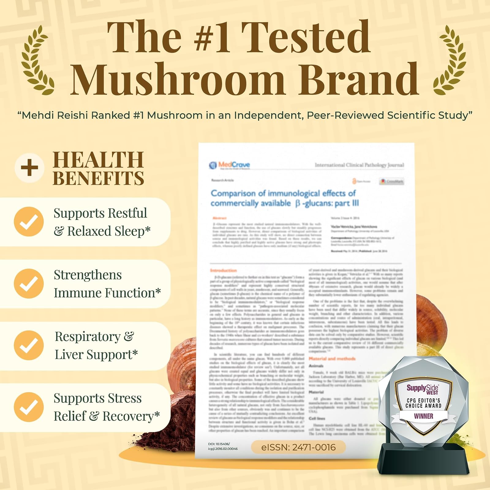 nutrient-rich reishi spore powder