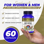 Nutrient-rich sea moss blend
