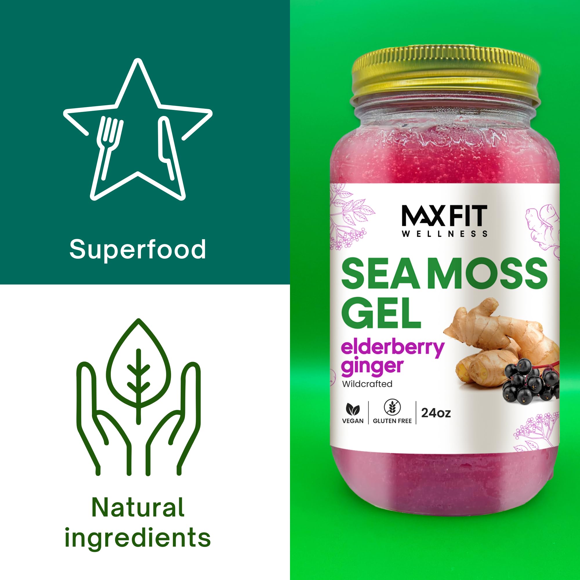 nutrient-rich sea moss gel product