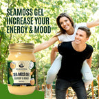 Nutrient-rich sea moss gel supplement
