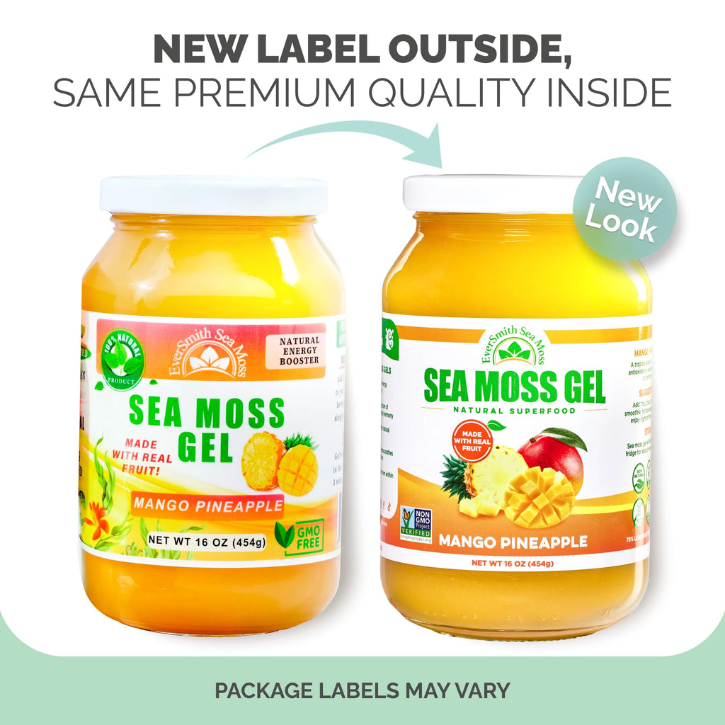 Nutrient-rich sea moss gel