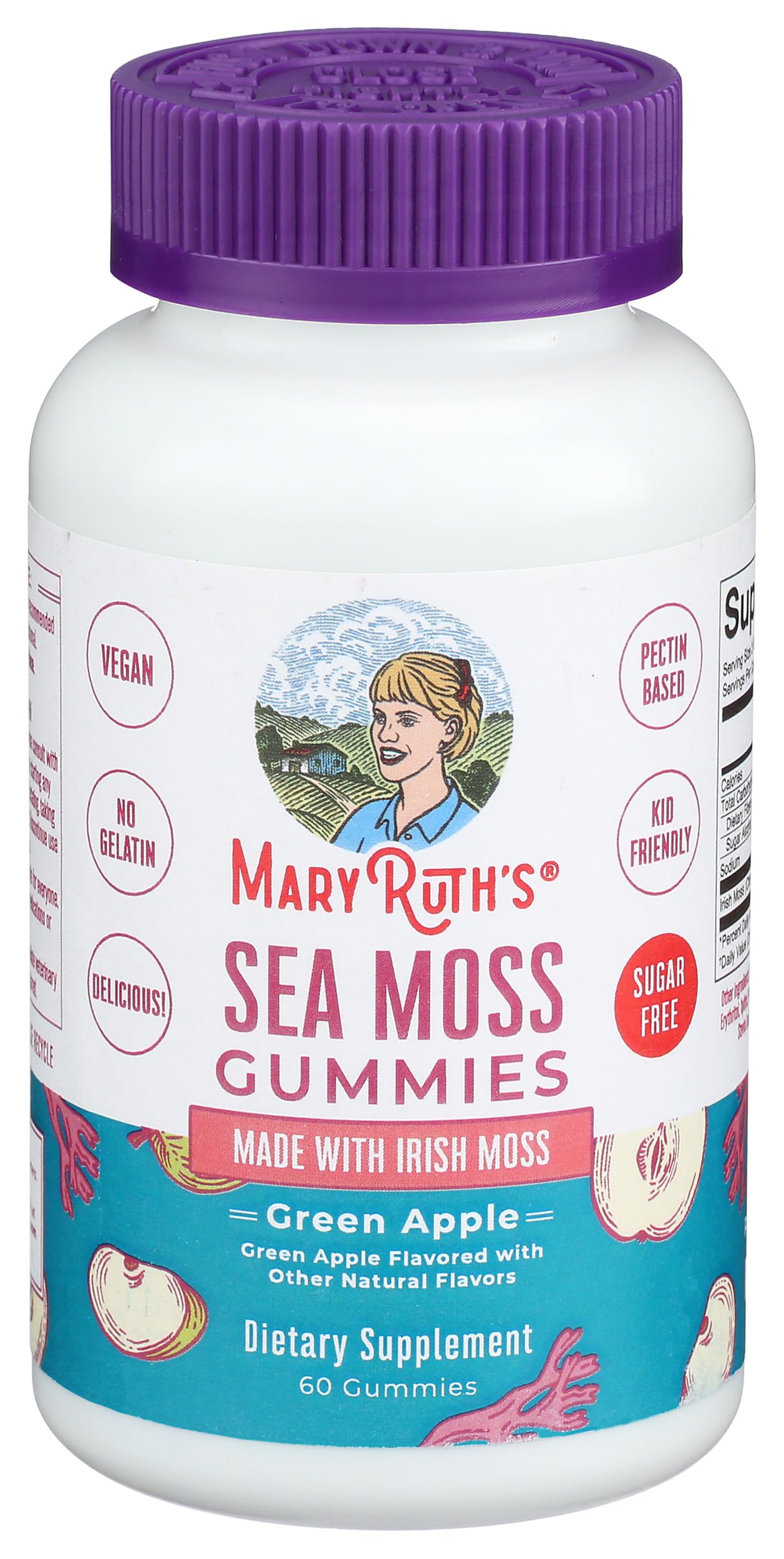 Nutrient-rich sea moss gummies for health