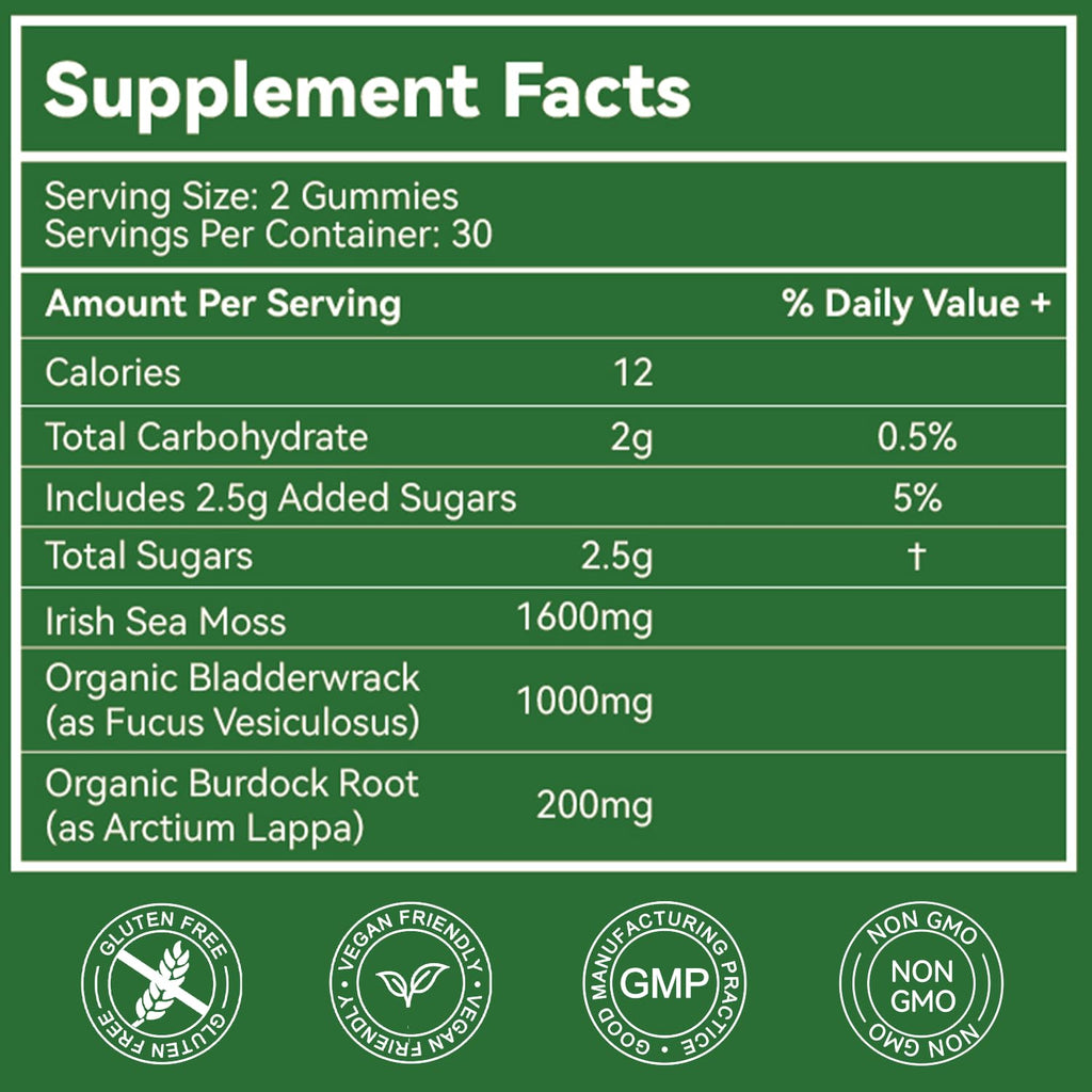 nutrient-rich sea moss gummy vitamins