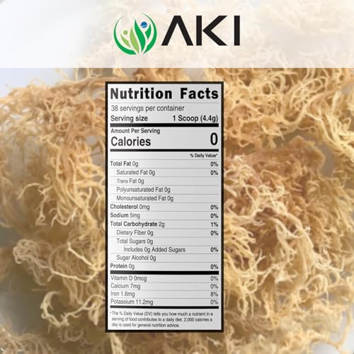 Nutrient-rich sea moss powder