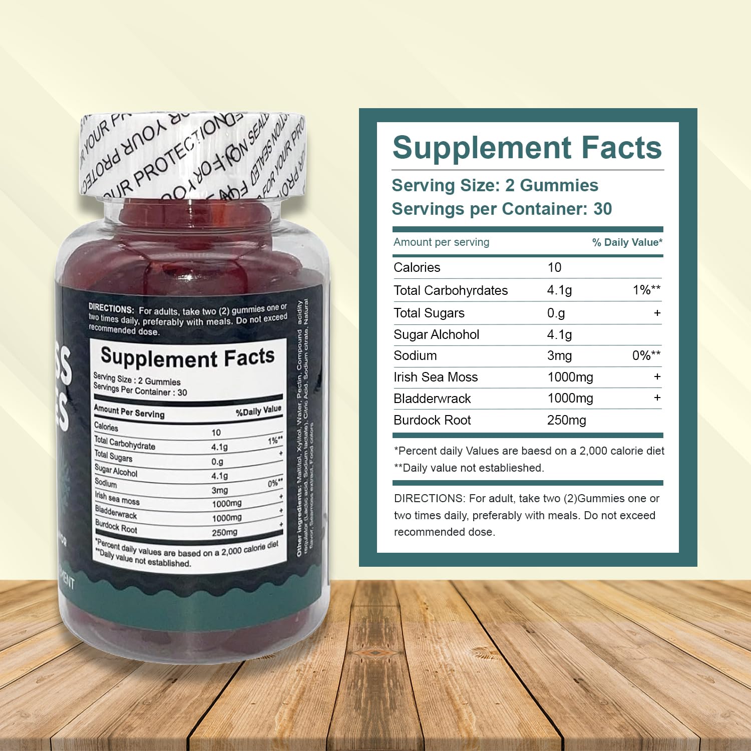 nutrient-rich sea moss wellness gummies