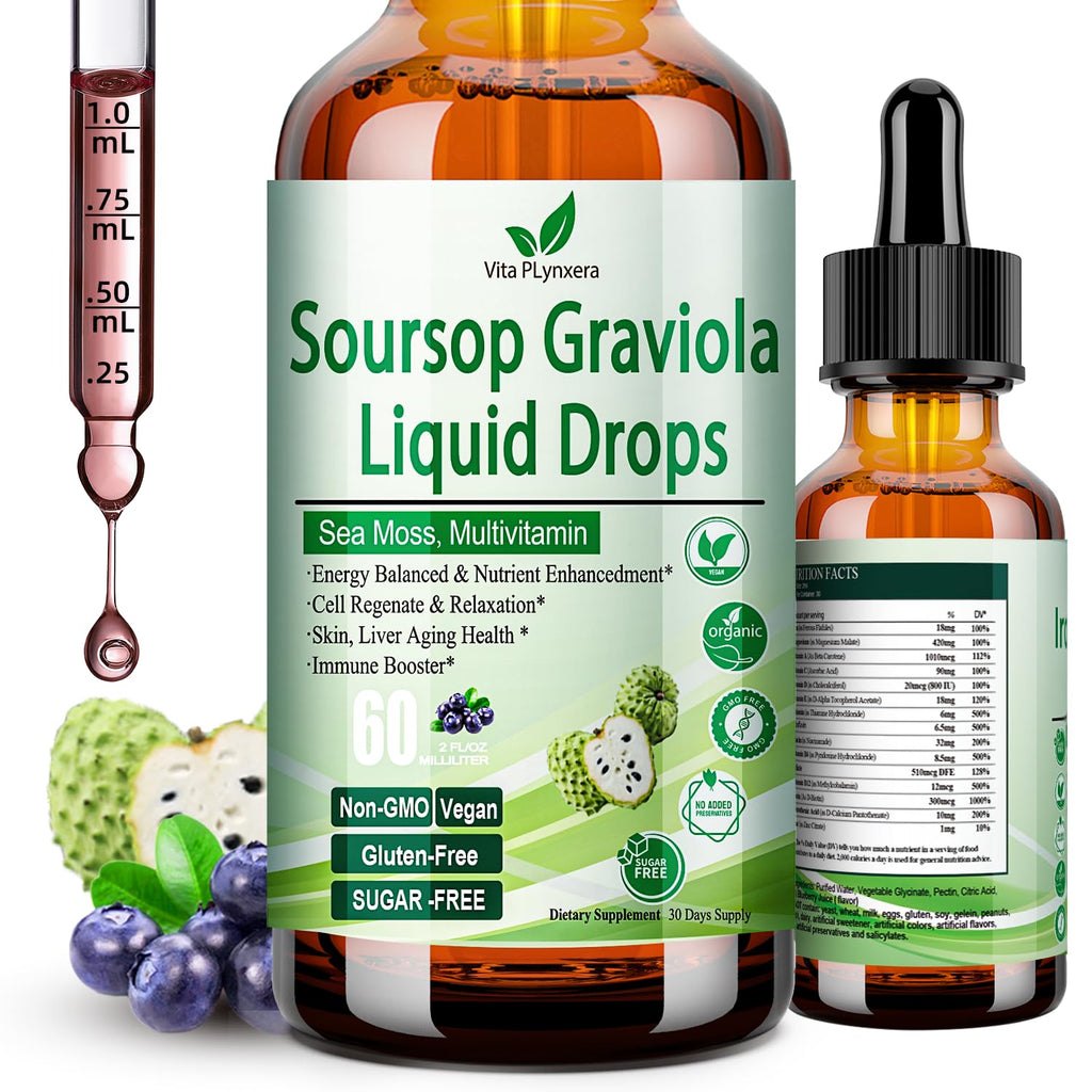 nutrient-rich soursop liquid drops