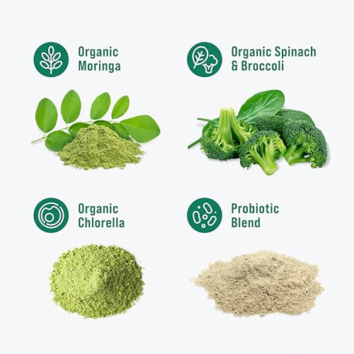 nutrient-rich spinach and broccoli mix