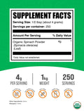 nutrient-rich spinach powder supplement