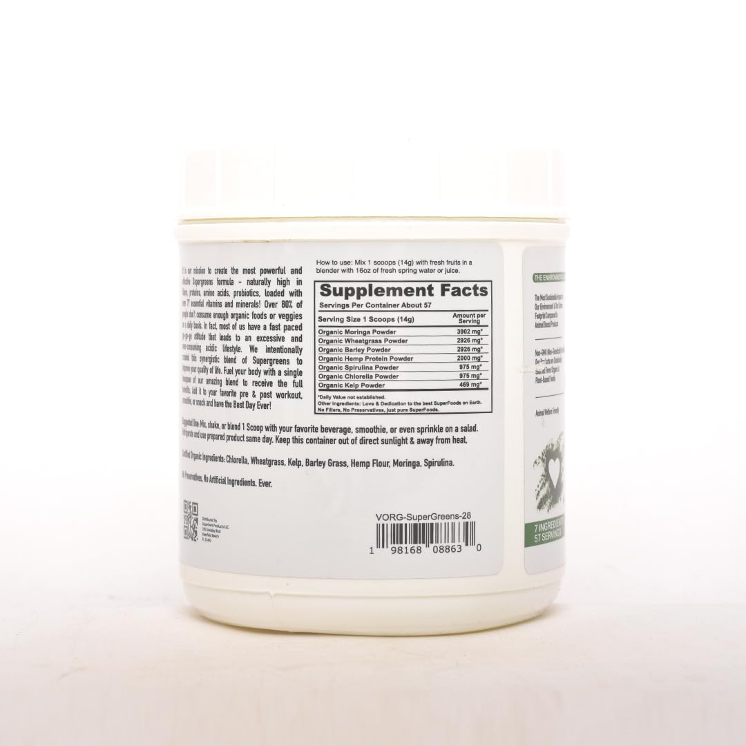 nutrient-rich spirulina and chlorella
