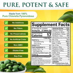 nutrient-rich spirulina and chlorella