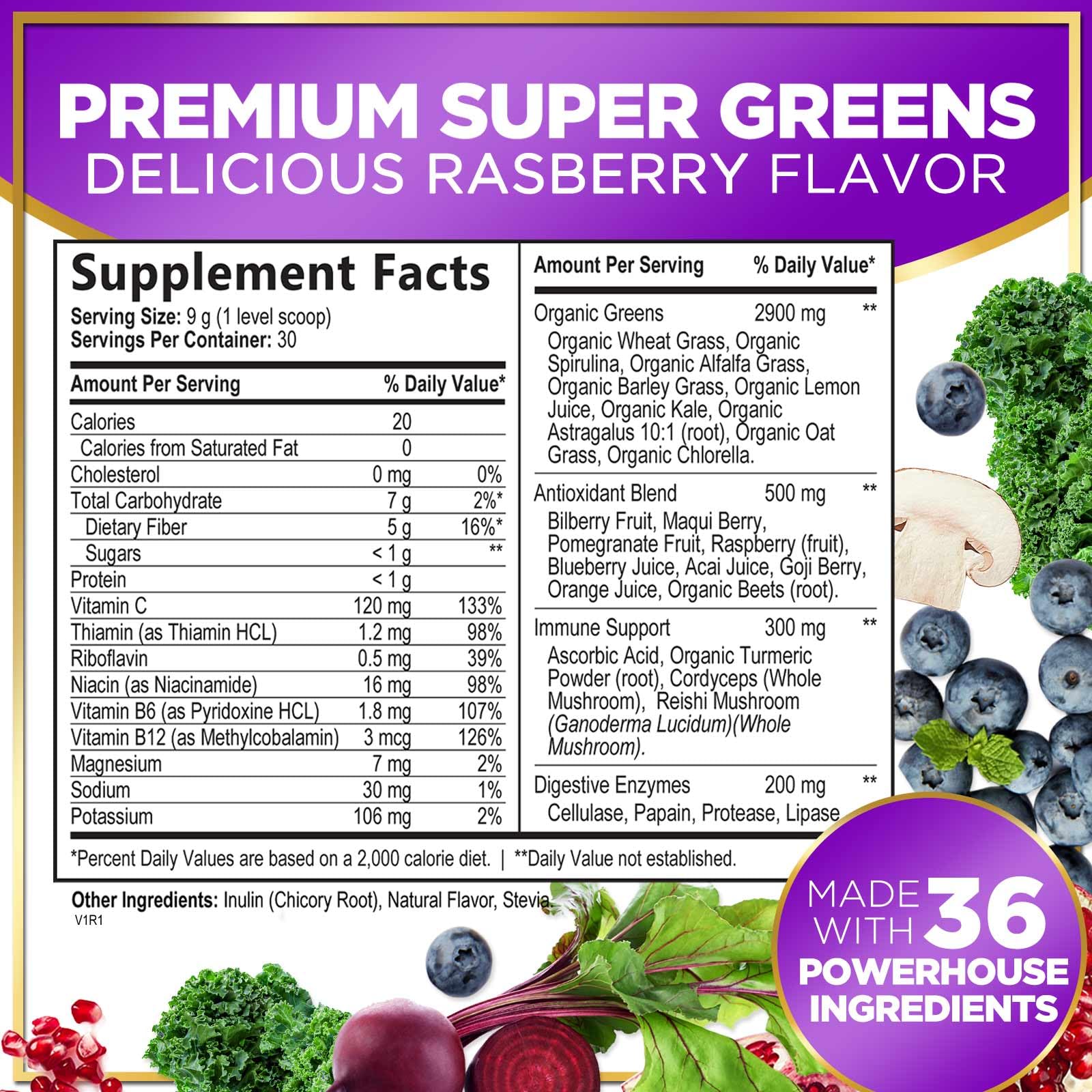 nutrient-rich spirulina blend for health