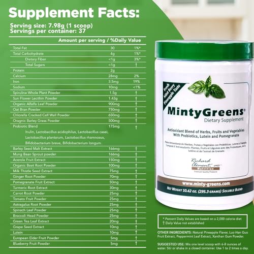 nutrient-rich spirulina blend for vitality
