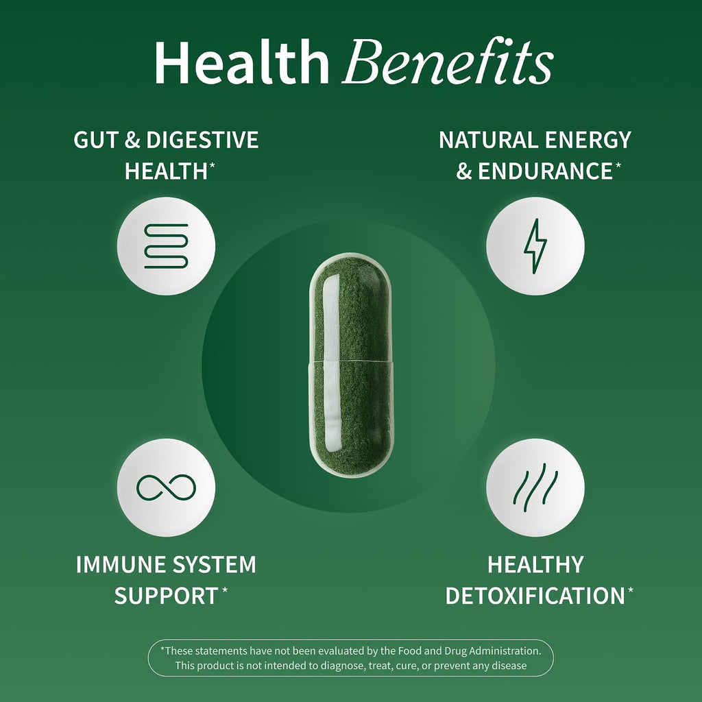 nutrient-rich spirulina & chlorella blend