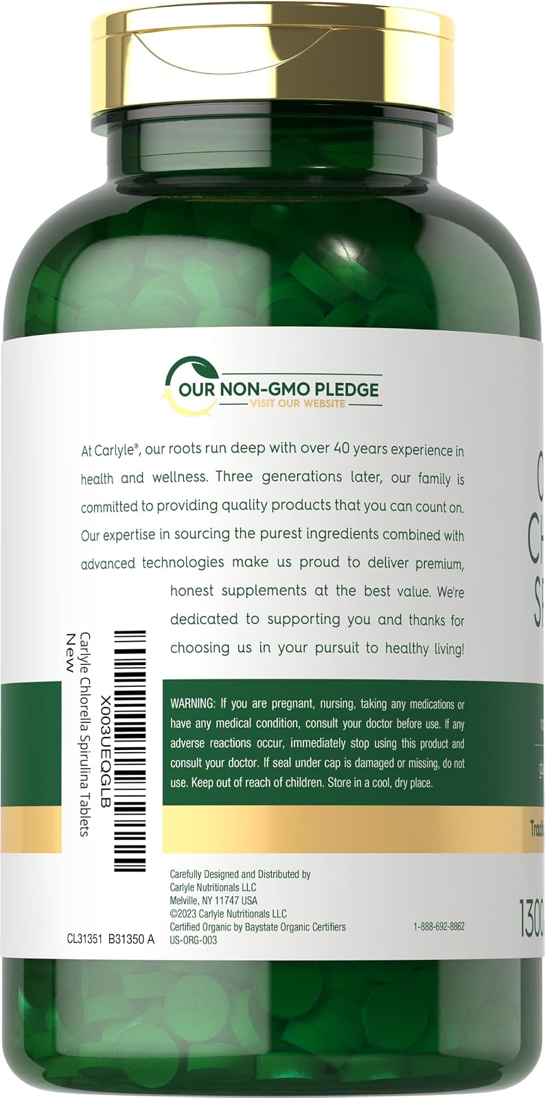 nutrient-rich spirulina chlorella blend