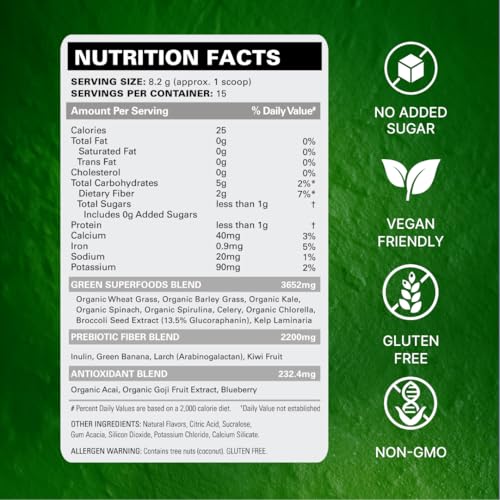 nutrient-rich spirulina & chlorella blend