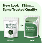 nutrient-rich spirulina & chlorella