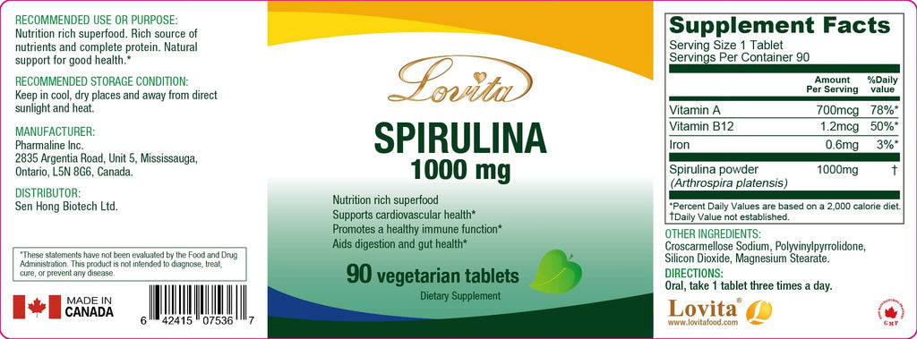 nutrient-rich spirulina for active lifestyles
