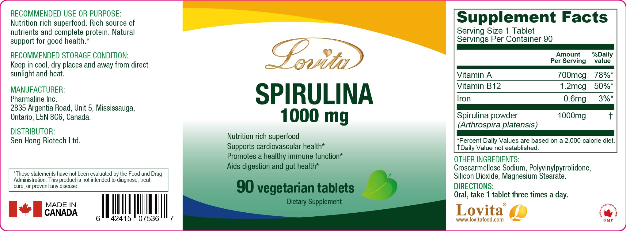 nutrient-rich spirulina for active lifestyles
