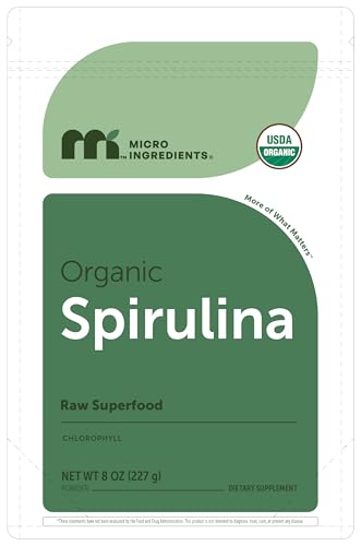 Nutrient-rich spirulina for energy boost