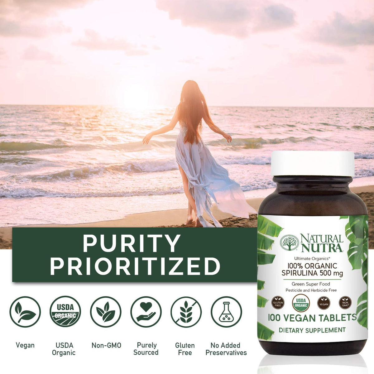 nutrient-rich spirulina for energy