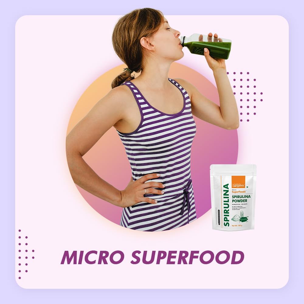 Nutrient-rich spirulina for health