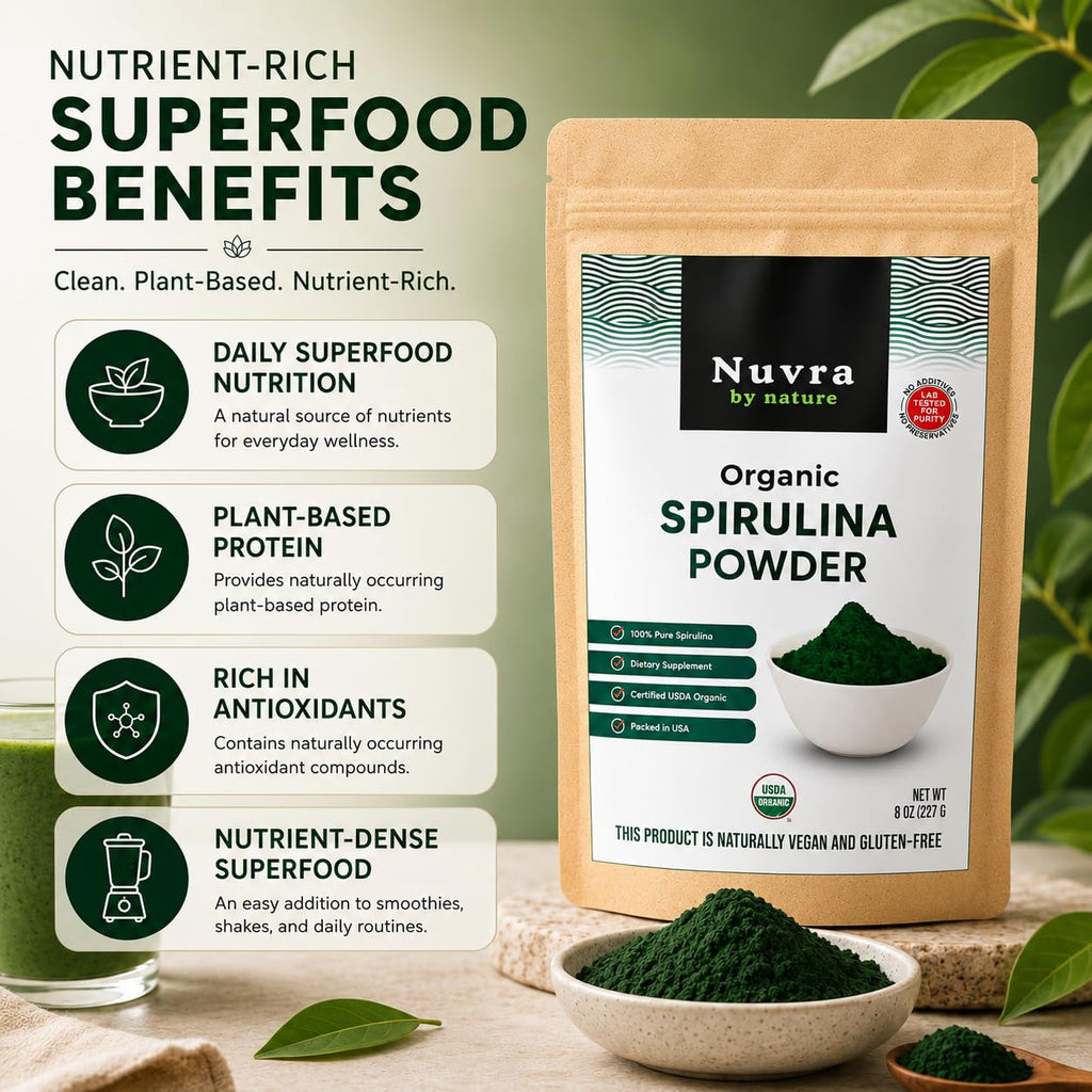 nutrient-rich spirulina for smoothies