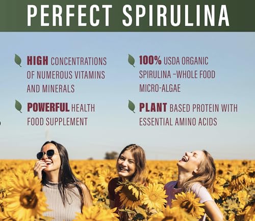 nutrient-rich spirulina for vitality