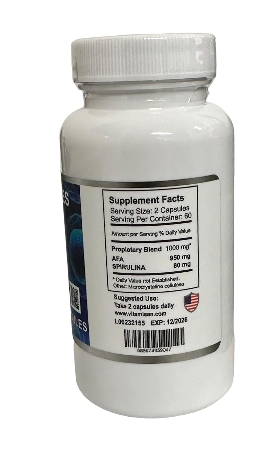 Nutrient-rich spirulina for vitality