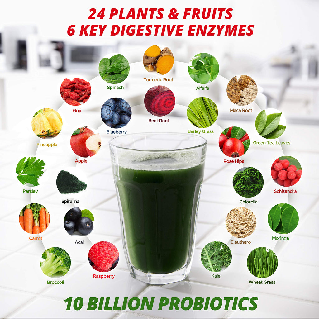 Nutrient-rich spirulina juice powder