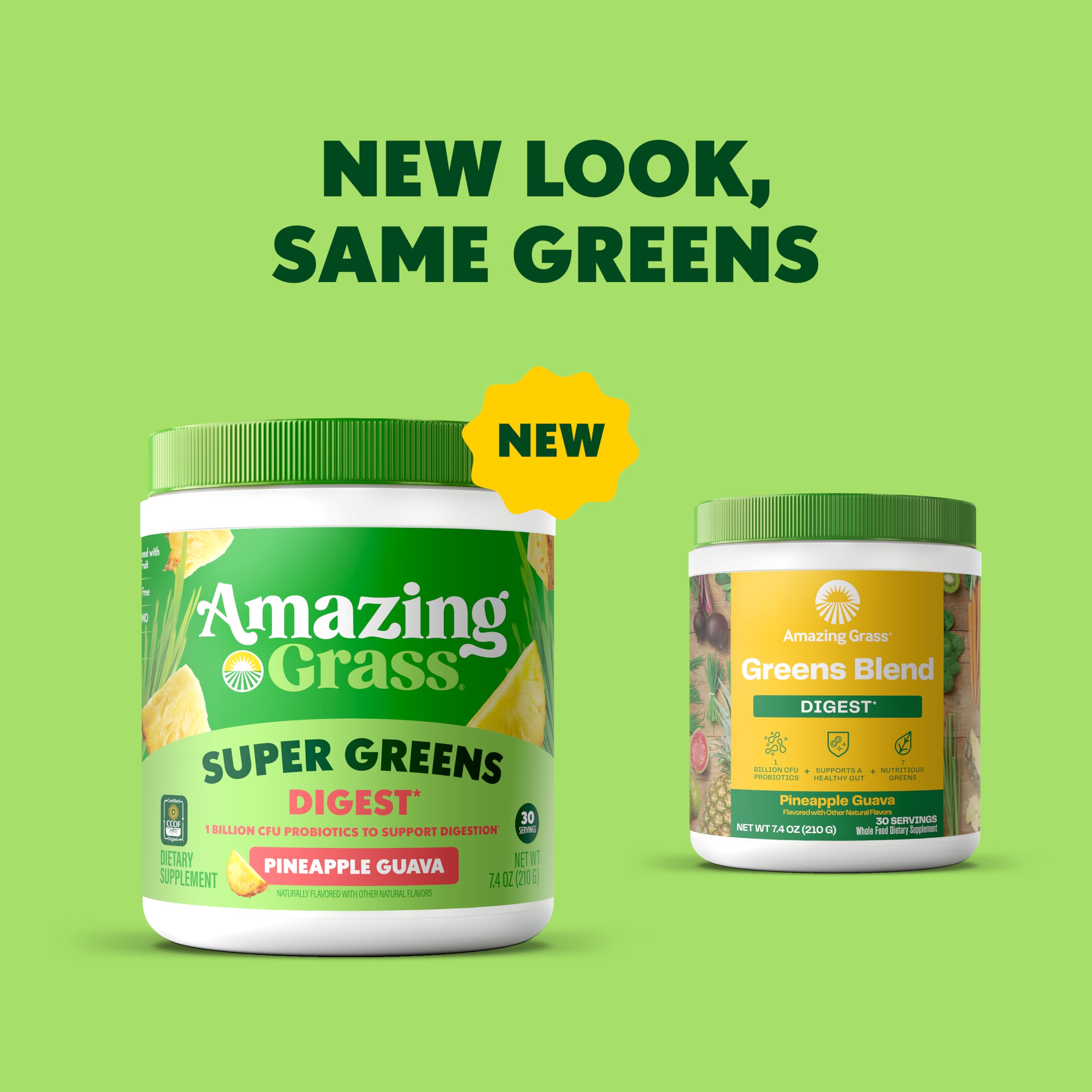Nutrient-rich spirulina super greens blend