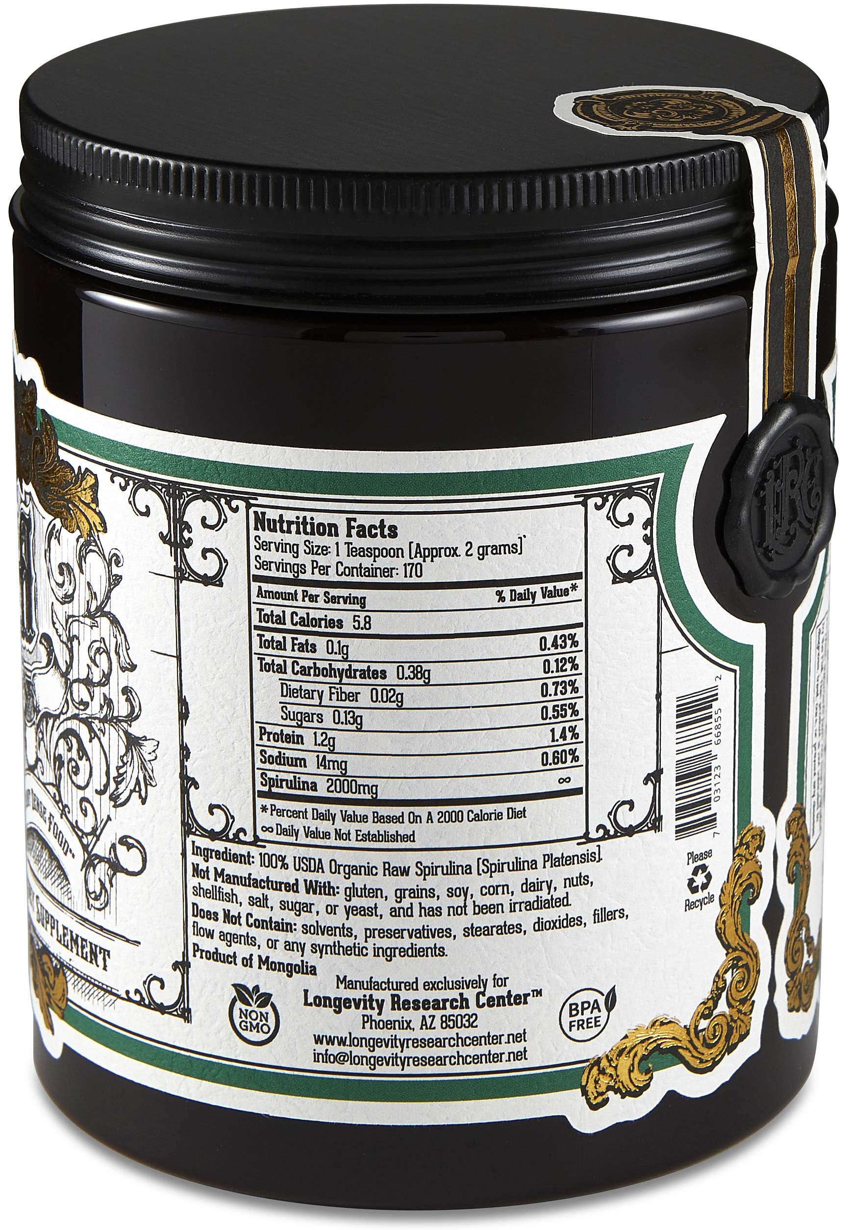 nutrient-rich spirulina supplement