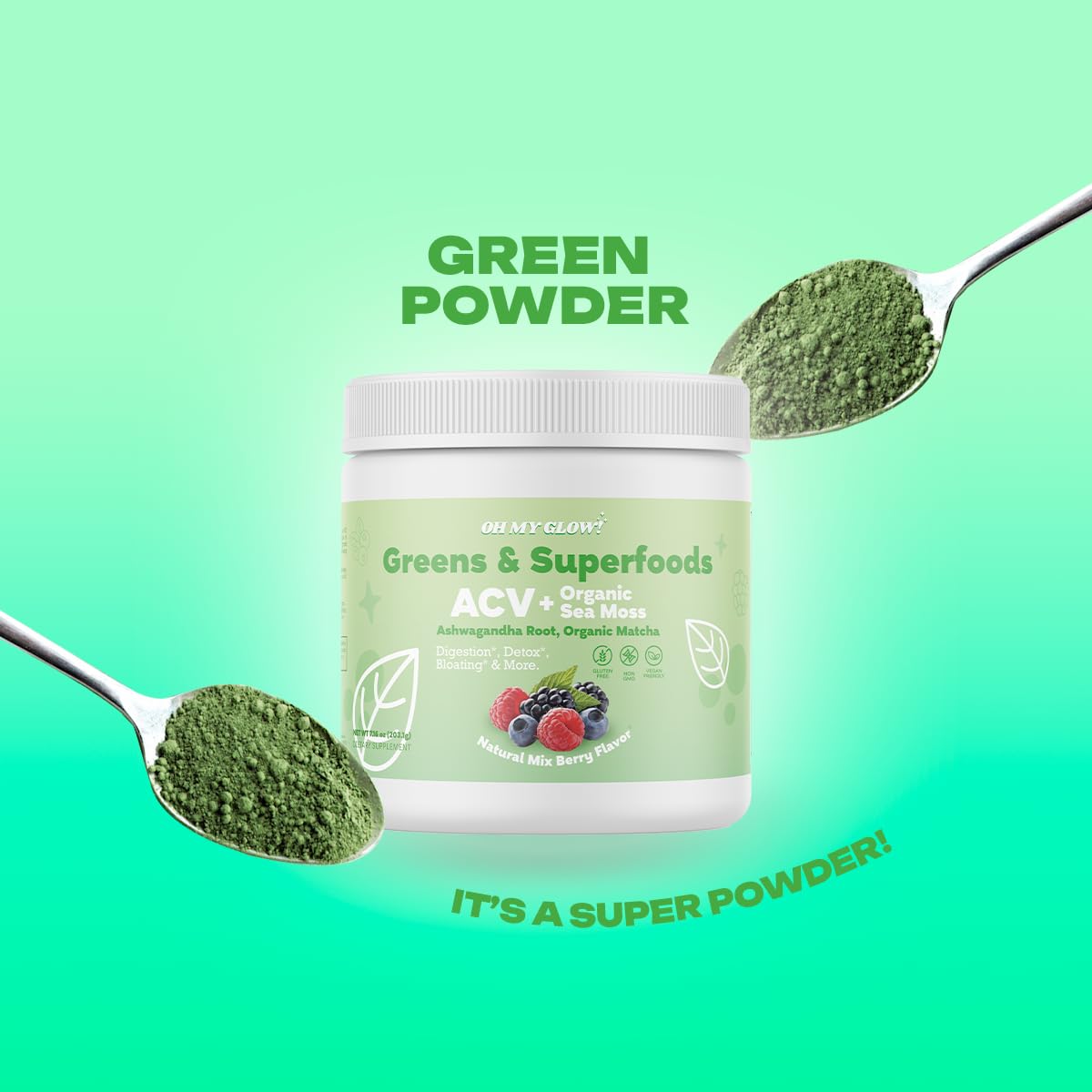 nutrient-rich super greens blend